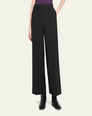 Theory Classic Straight-leg Good Wool Pants