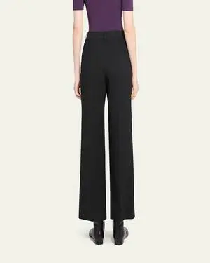 Theory Classic Straight-leg Good Wool Pants