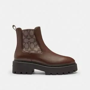 COACH Lucy Chelsea Boot With Signature Polyester