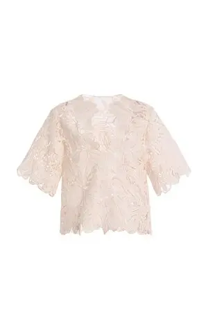 Women's Sheer Boxy Blouse