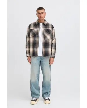 SOLID Rikki Plaid Zip Shirt