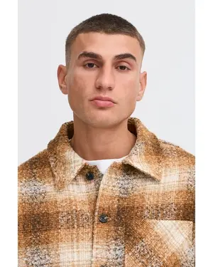 SOLID Ronen Cozy Button Up Shirt