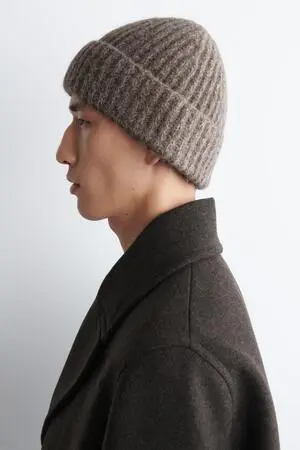 Cos Alpaca-blend Fisherman Beanie - Beige