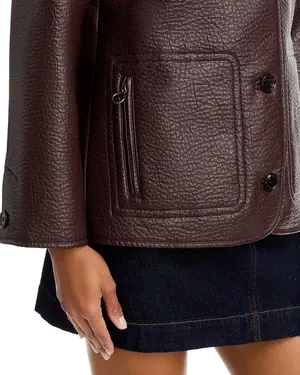 Rails Luis Faux Leather Jacket - Walnut