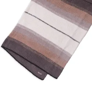 Barefoot Dreams Cozychic Ombre Sarape Throw, 54 X 72 - Sable Multi