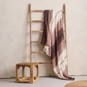 Barefoot Dreams Cozychic Ombre Sarape Throw, 54 X 72 - Sable Multi