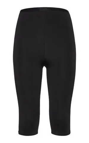 Valentino Garavani Cropped Technical Jersey Leggings - Black
