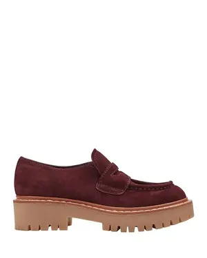 MARC FISHER LTD. Norton Loafers - Dark Red