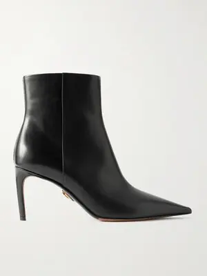 Dolce & Gabbana Devotion Leather Ankle Boots - Black
