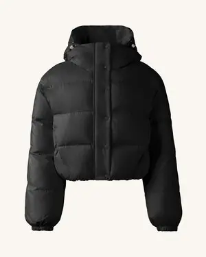 Perfect Moment Cropped Down Puffer Jacket - Black