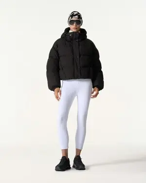 Perfect Moment Cropped Down Puffer Jacket - Black