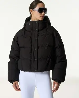 Perfect Moment Cropped Down Puffer Jacket - Black