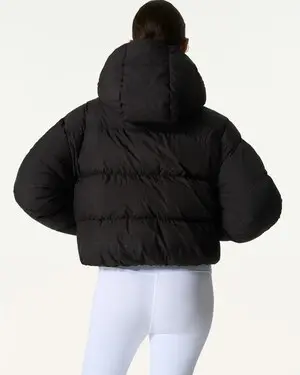 Perfect Moment Cropped Down Puffer Jacket - Black