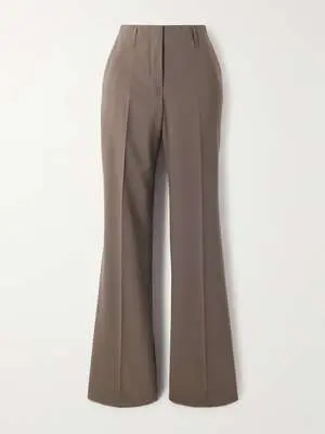 Dries Van Noten Woven Straight-leg Pants - Taupe