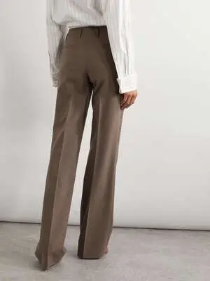Dries Van Noten Woven Straight-leg Pants - Taupe