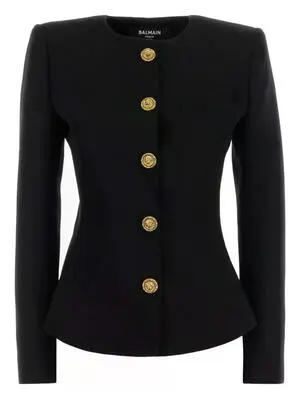 Balmain Button Wool Blazer
