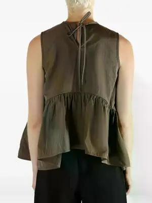 Cecilie Bahnsen Ruffled Sleeveless Top