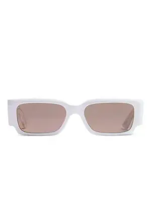 Khaite X Oliver Peoples Rectangle Frame Sunglasses - White