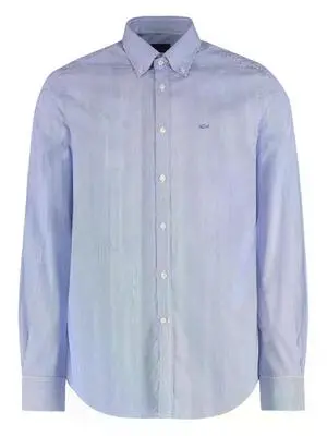 Paul & Shark Striped Button-down Cotton Shirt