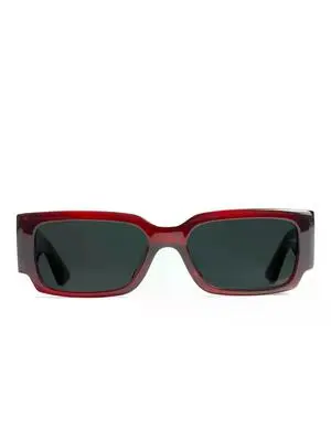 KHAITE X OLIVER PEOPLES Rectangle Frame Sunglasses - Red