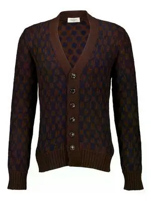 PIACENZA CASHMERE 1733 Button-up V-neck Cashmere Cardigan