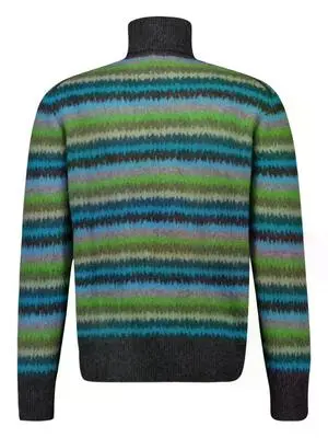 PIACENZA CASHMERE 1733 Striped Cashmere Sweater