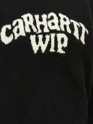 Carhartt Work In Progress Logo-intarsia Crewneck Sweater