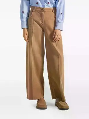 Seventy Whiskering-effect Wide Leg Jeans
