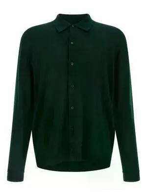 ROBERTO COLLINA Shirt-collar Button Cardigan