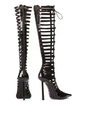 LE SILLA 120mm Lace-up Cage Boots