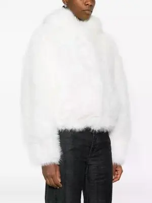 BB COUTURE Faux-fur Cropped Jacket