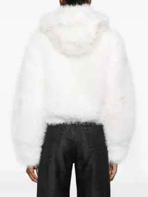 BB COUTURE Faux-fur Cropped Jacket