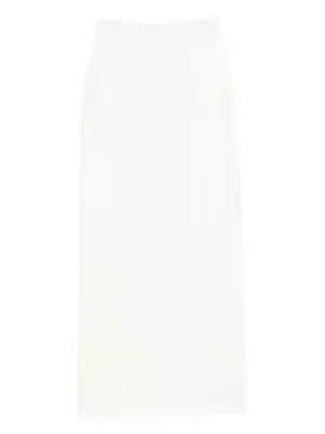 MEDEEA High-waisted Straight Skirt - White