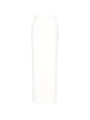 MEDEEA High-waisted Straight Skirt - White