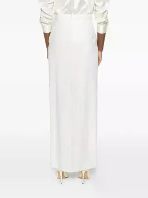 MEDEEA High-waisted Straight Skirt - White
