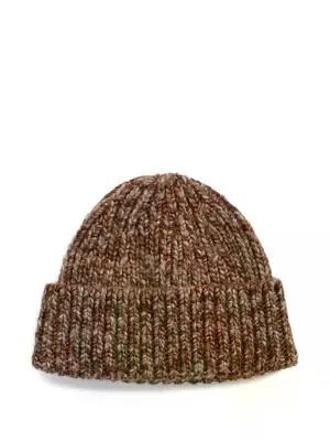 Gant Ribbed Beanie - Brown