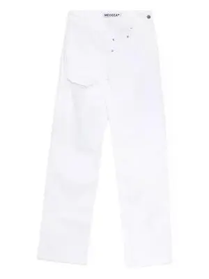 MEDEEA High-waisted Straight-leg Trousers