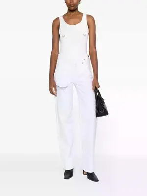 MEDEEA High-waisted Straight-leg Trousers