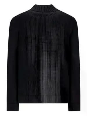 FABRIZIO DEL CARLO Zip-front Wool Cardigan