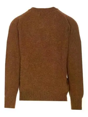 Howlin' V-neck Future Memories Sweater - Brown