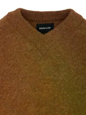 Howlin' V-neck Future Memories Sweater - Brown