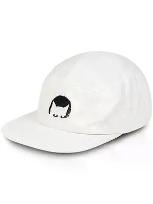 GUTTER CAT GANG Embroidered Logo Cap - White