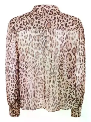 Rixo Mila Leopard-print Shirt