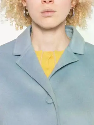 Prada Button-fastening Collared Coat