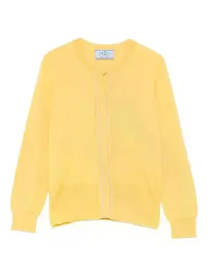 Prada Crew Neck Cardigans For Women