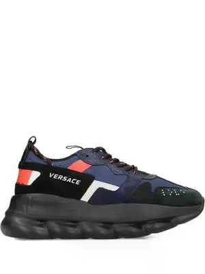 Versace Chain Link Detailing Sneakers For Men
