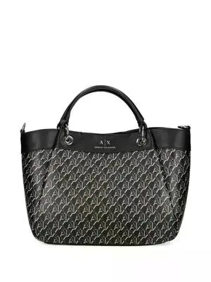 Armani Exchange Logo Tote Bag