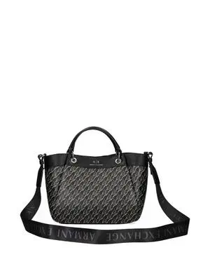 Armani Exchange Logo Tote Bag