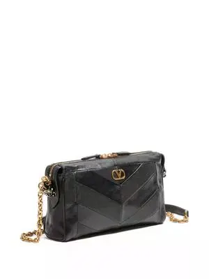 Valentino Garavani Panthea Small Shoulder Bag In Nappa Leather - Black