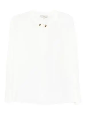 Antonelli Firenze Long-sleeve Button-down Shirt - Neutrals